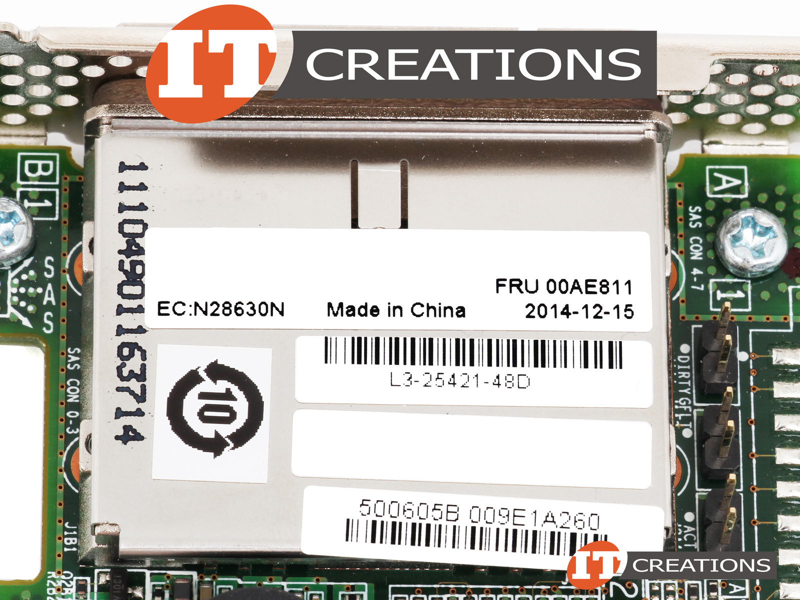 00AE811-HIGH P IBM SERVERAID M5120 6GB/S PCI-E 3.0 X8 SAS / SATA ...