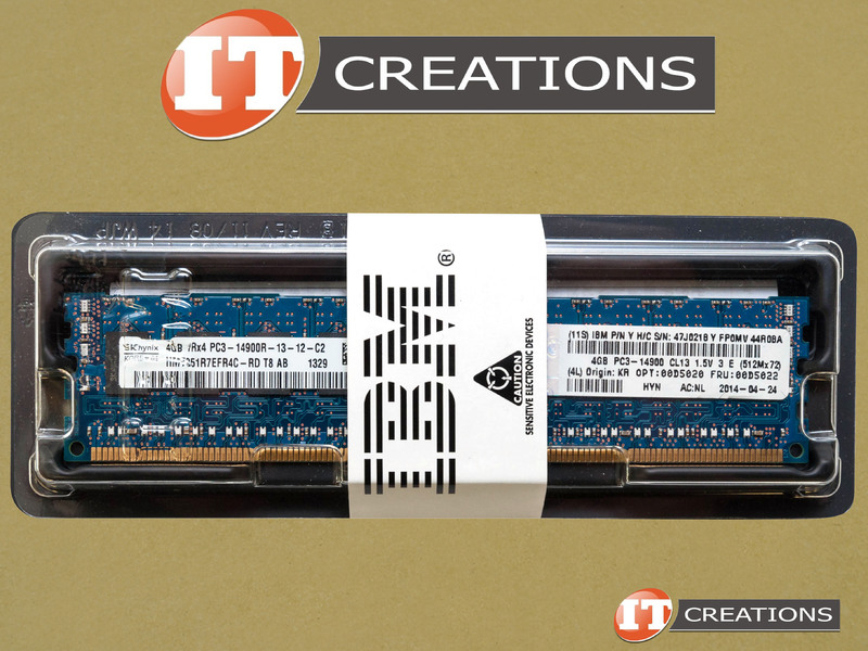 00D5020-RETAIL - Retail - IBM / SK HYNIX 4GB PC3-14900R DDR3-1866 ...