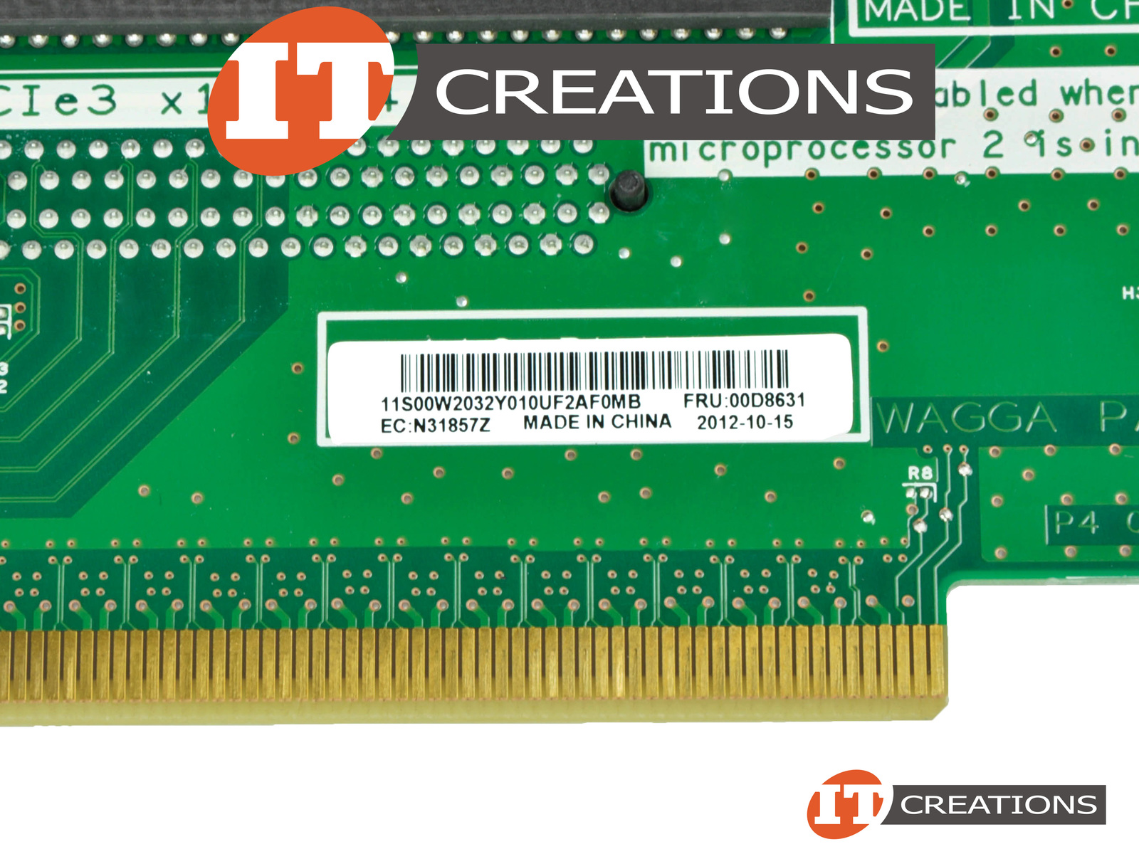 00D8631 IBM RISER 2 BOARD / CARD PCI-E X16 FOR IBM SYSTEM X3630 M4 ...