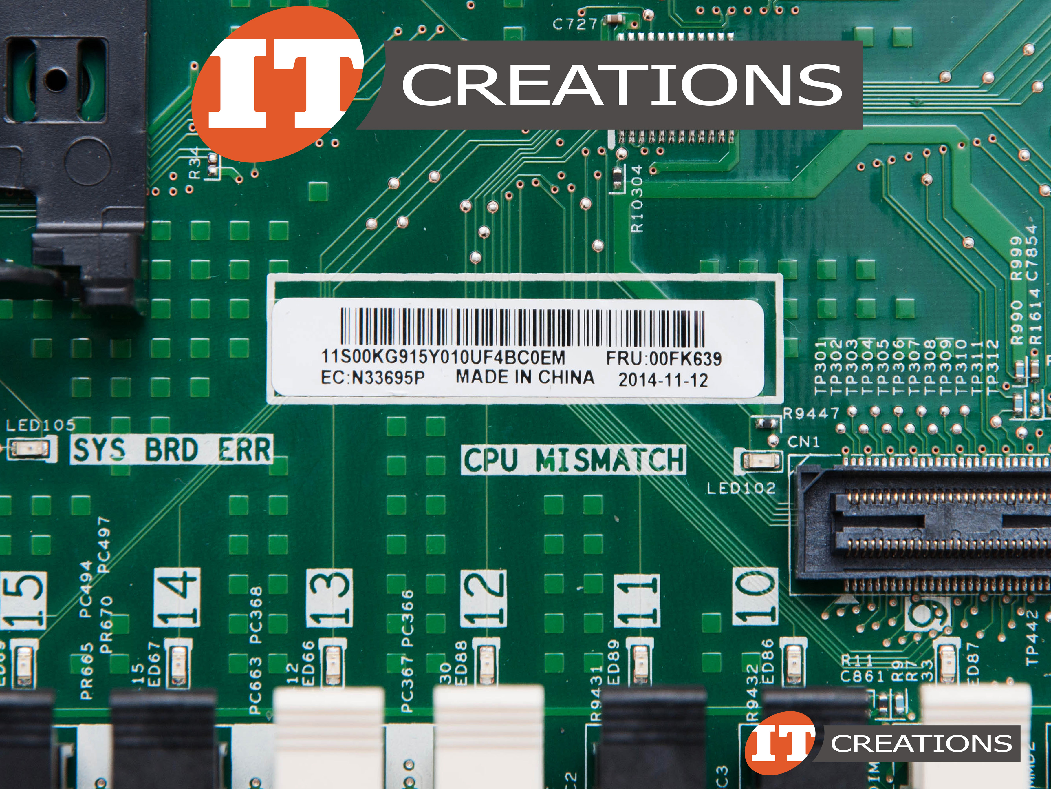 00FK639 IBM MOTHERBOARD FOR LENOVO SYSTEM X3650 M5 - SYSTEM BOARD ...