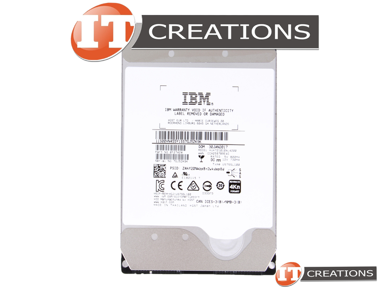 00VN455 - New Other - IBM 10TB 7.2K RPM SAS III 3.5 INCH LARGE FORM ...