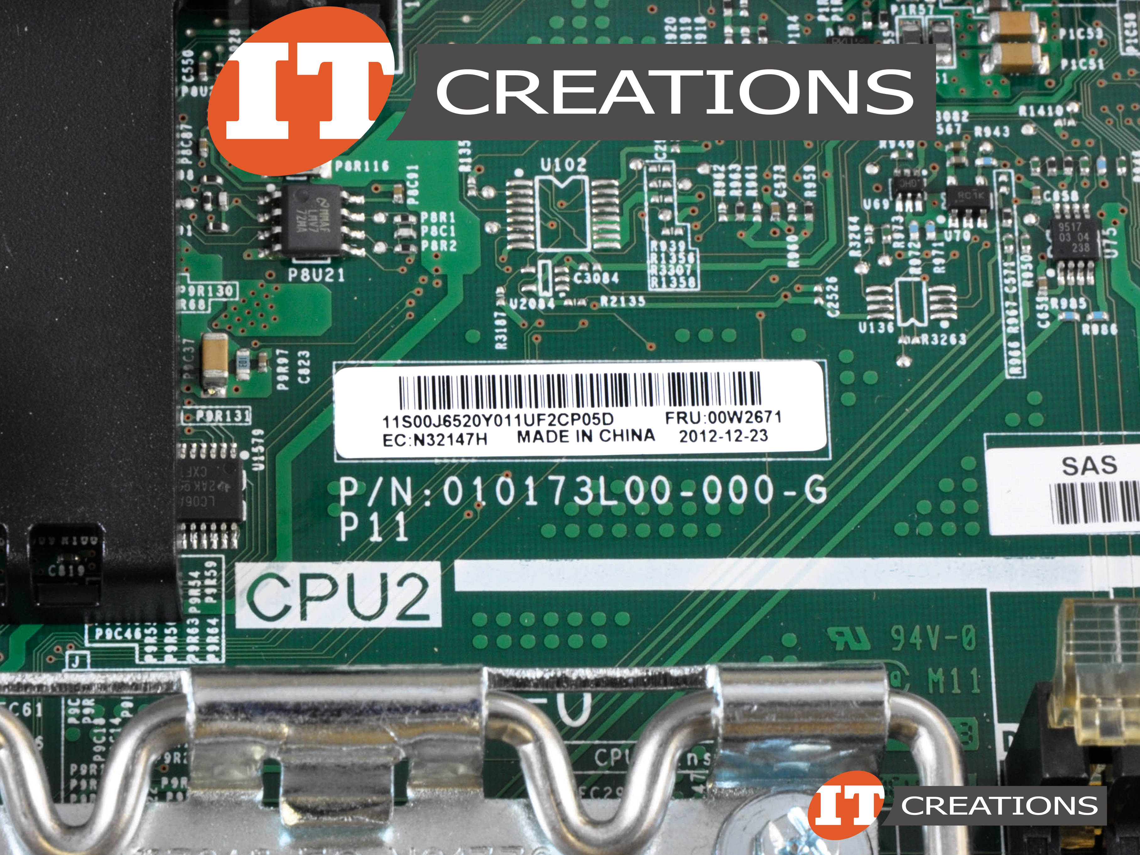 00W2671 IBM MOTHERBOARD FOR IBM SYSTEM X3650 M4 - ( 2 ) DUAL CPU SOCKET ...