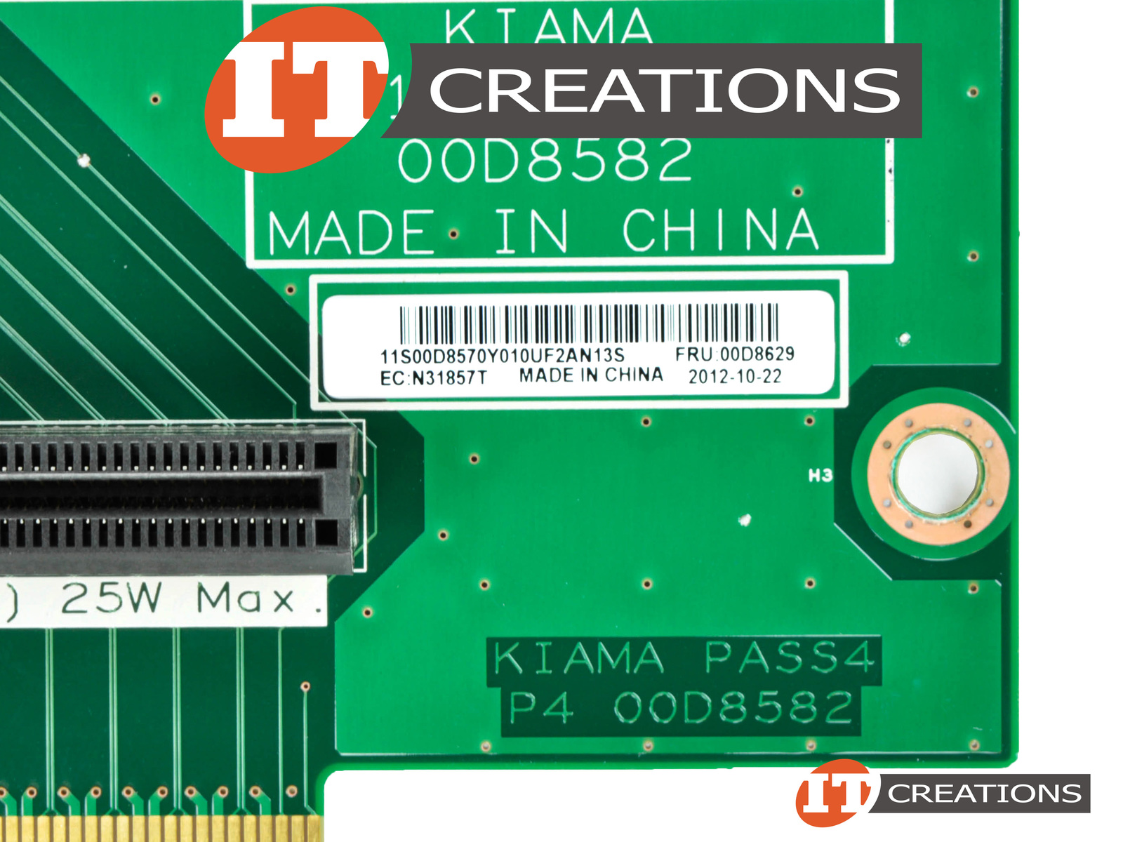 00D8629 IBM RISER 1 BOARD / CARD PCI-E X16 FOR IBM SYSTEM X3630 M4 ...