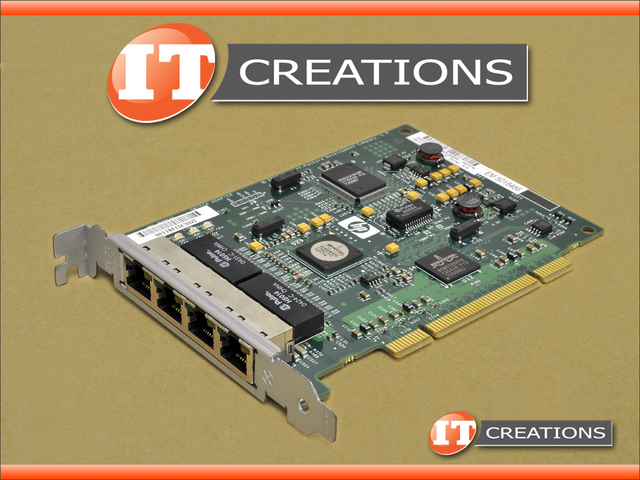 012882-001 HP NETWORK CARD NC150T PCI 4 PORT GIGABIT 10/100/1000T 32 ...