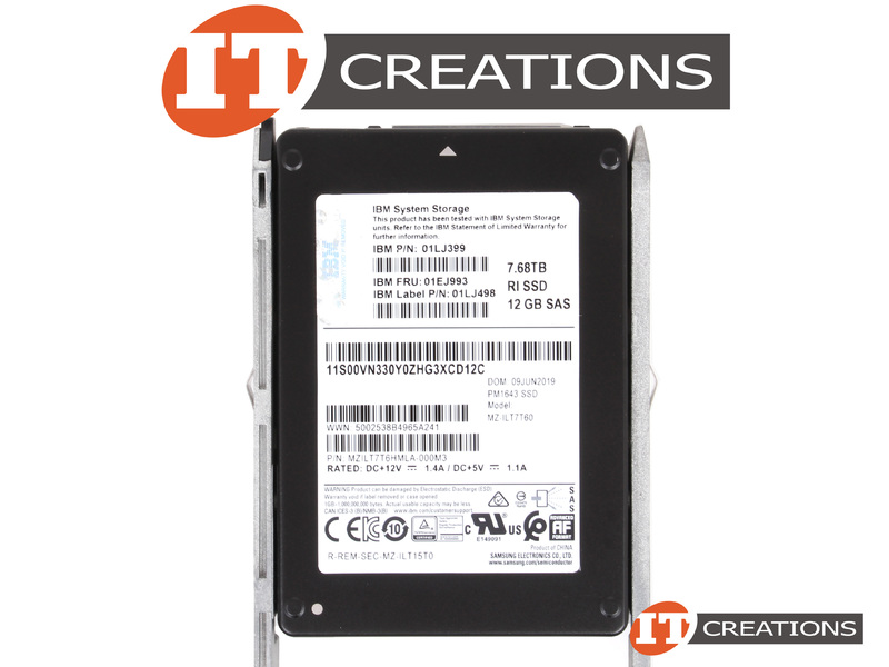 01EJ993 - Refurbished - LENOVO 7.68TB V-NAND TLC SAS III 2.5 INCH SMALL ...