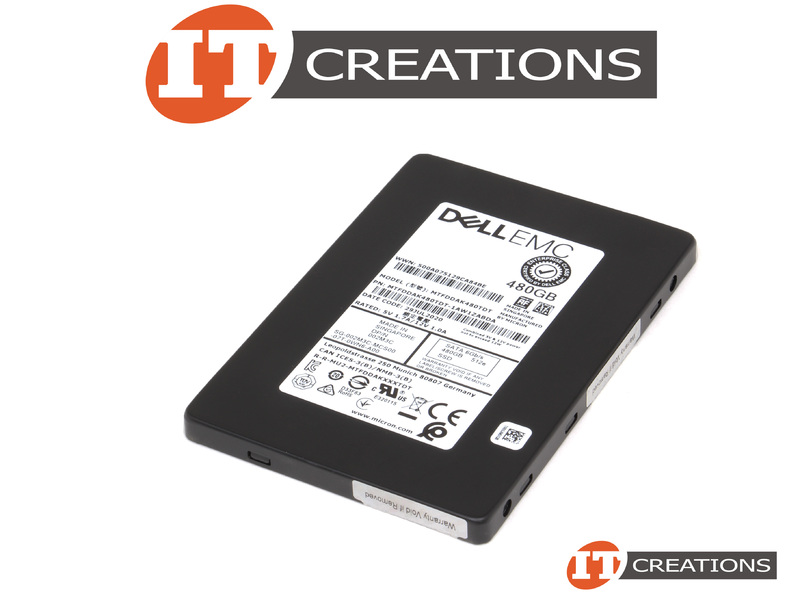 02M3C - Refurbished - DELL EMC / Micron 480GB 96-Layer TLC SATA III 2.5 ...