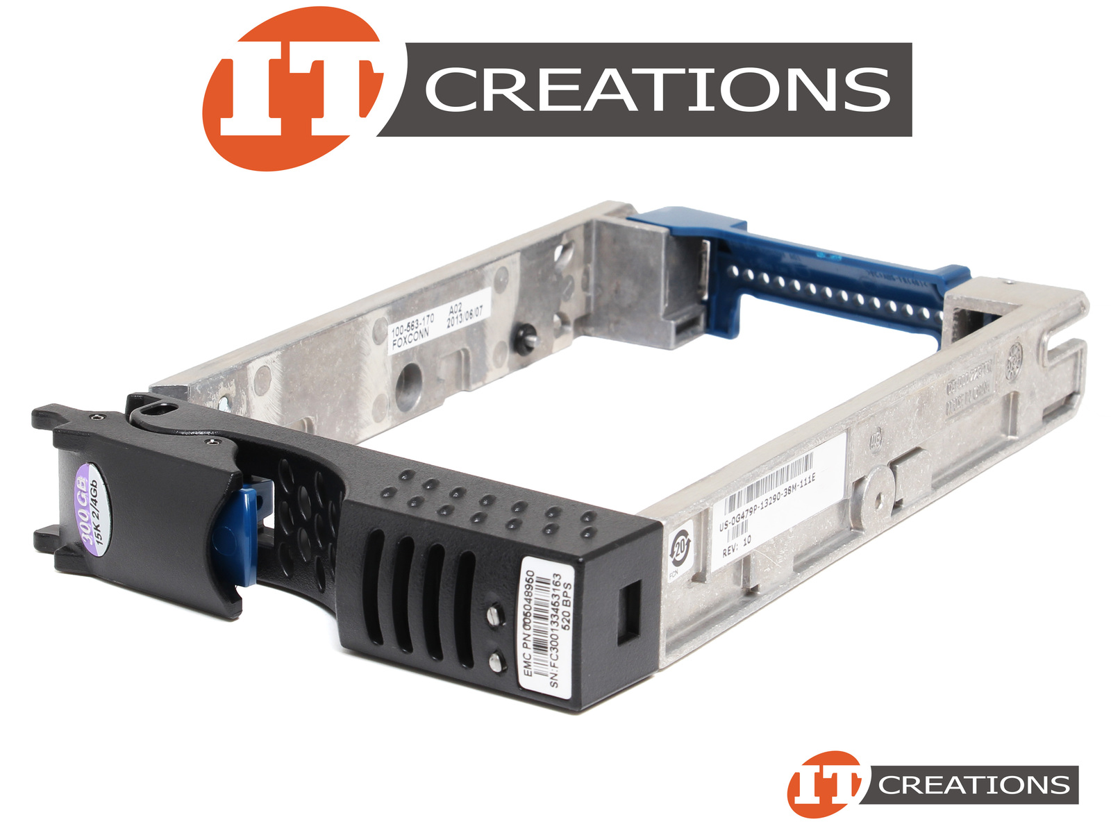 051-000-223-FCN EMC HARD DRIVE TRAY / CADDY FIBRE CHANNEL FOR DELL ...