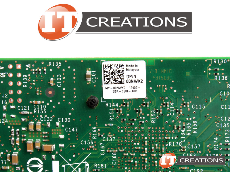 0NWK2-HIGH P DELL / INTEL I350-T4 PCI-E 2.0 X4 5 GT/S QUAD PORT GIGABIT ...