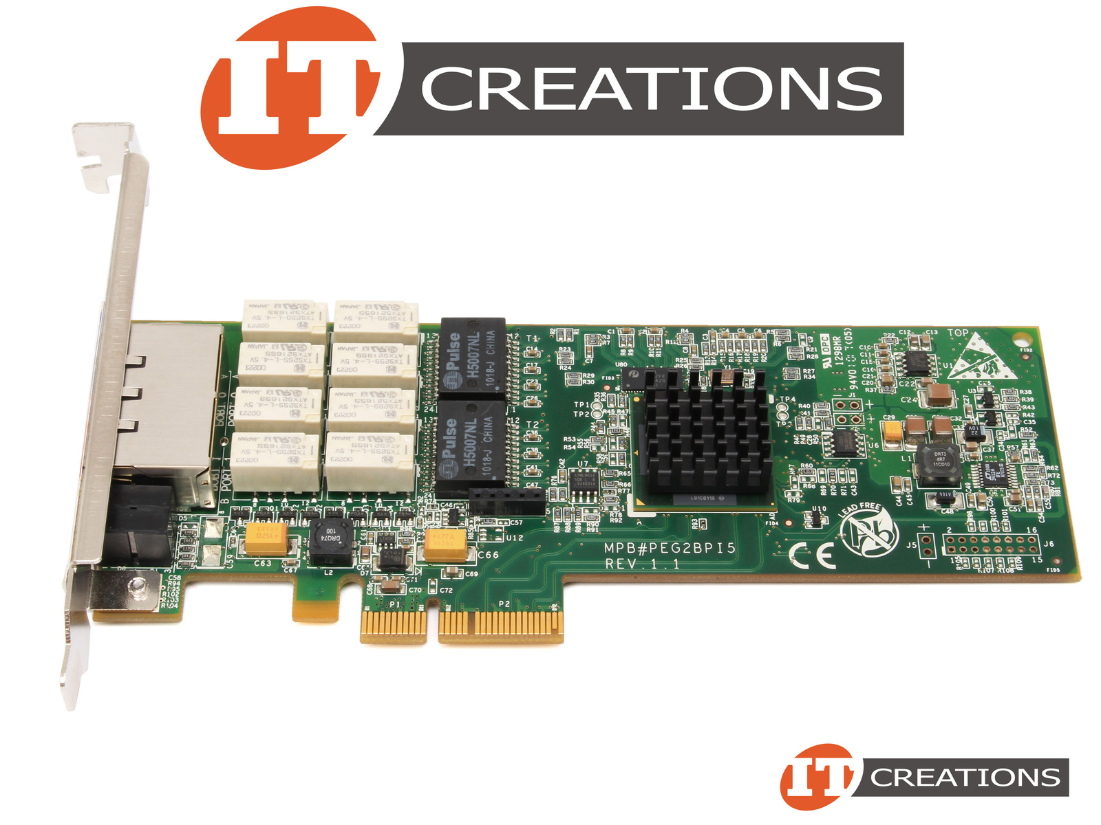 0P5PC DELL NETWORK CARD DUAL PORT GIGABIT ETHERNET PCI-E BYPASS SERVER ...