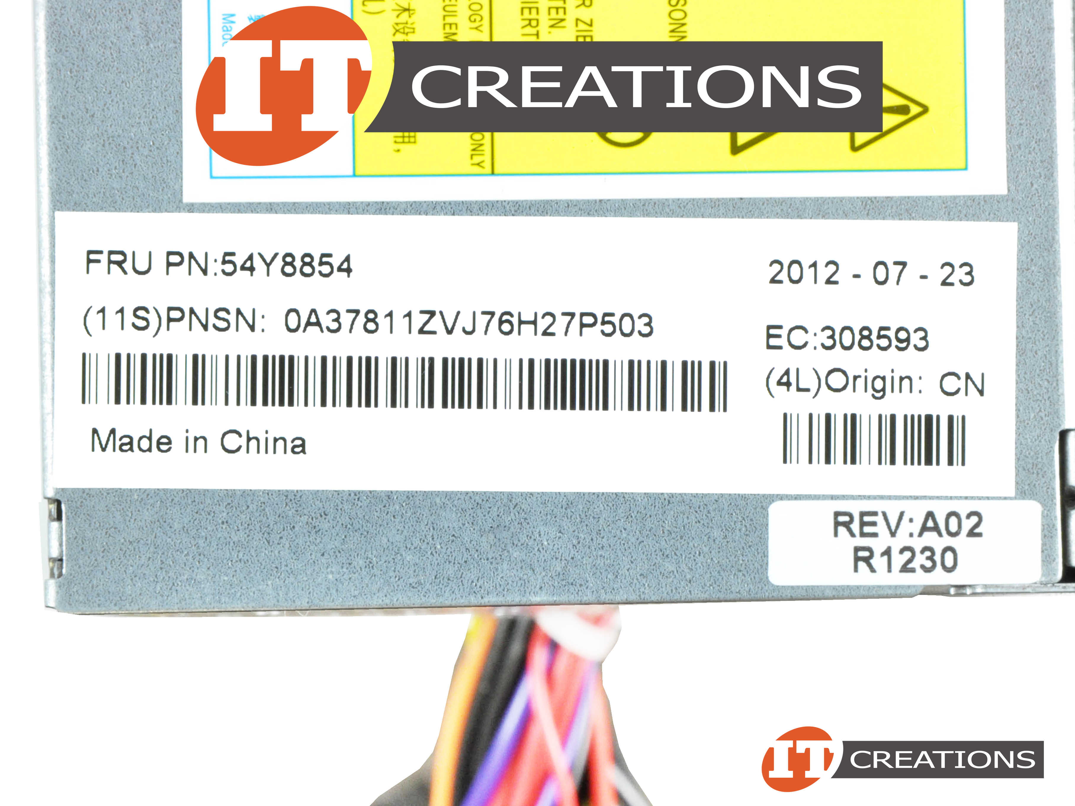 0A37811 LENOVO POWER SUPPLY 264W NON HOT PLUG FOR LENOVO THINKSERVER ...