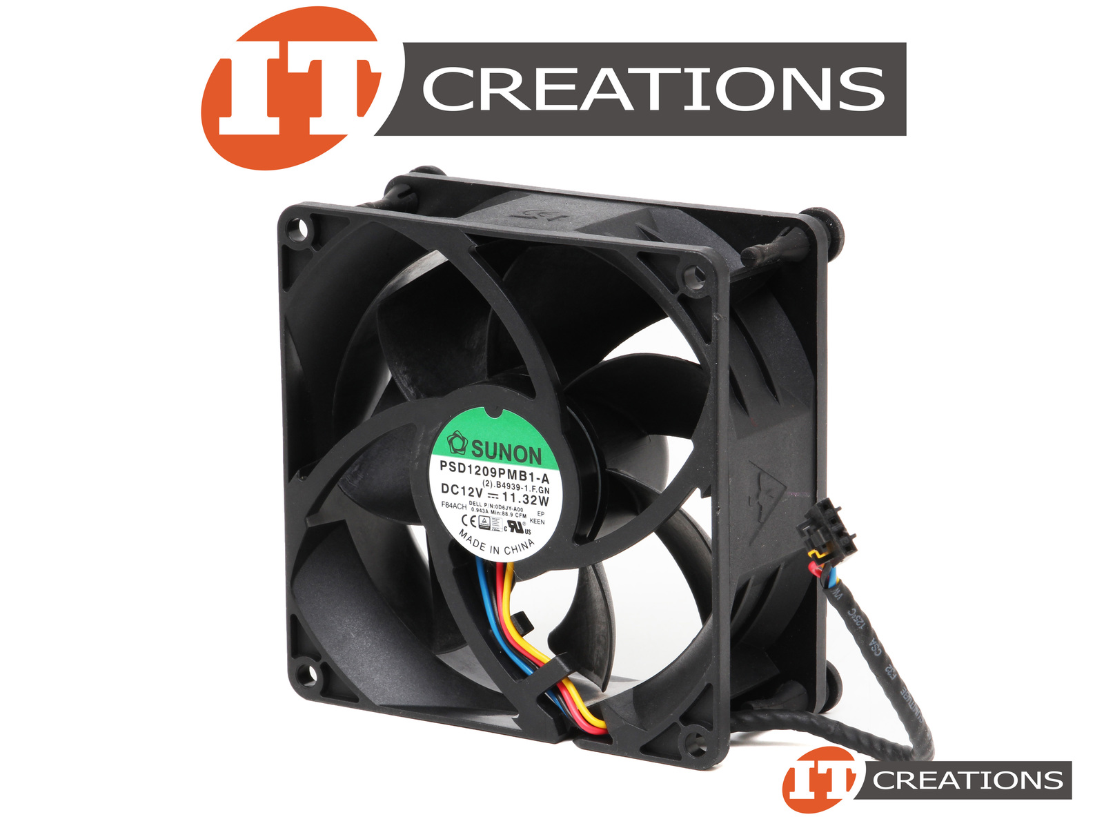 0D6JY DELL Rear FAN For DELL Precision 7920 Tower Workstation ( T7920 ...