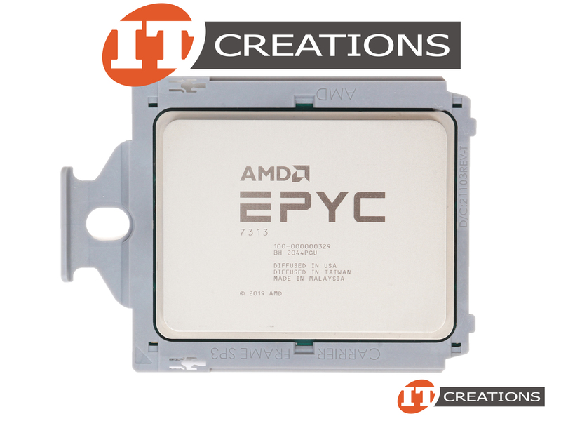 100-000000329 - New - AMD EPYC 16 Core Processor 7313 3.0GHZ Base / 3.7GHZ MAX 128MB L3 Cache ...