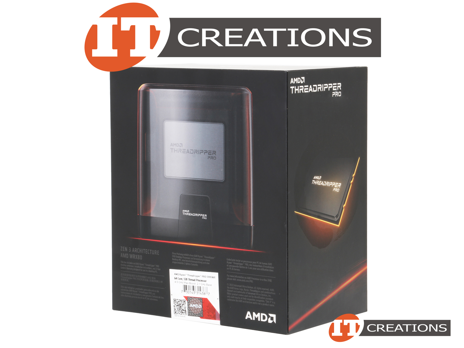 100-000000444-RETAIL - Retail - AMD RYZEN THREADRIPPER PRO 64 CORE ...