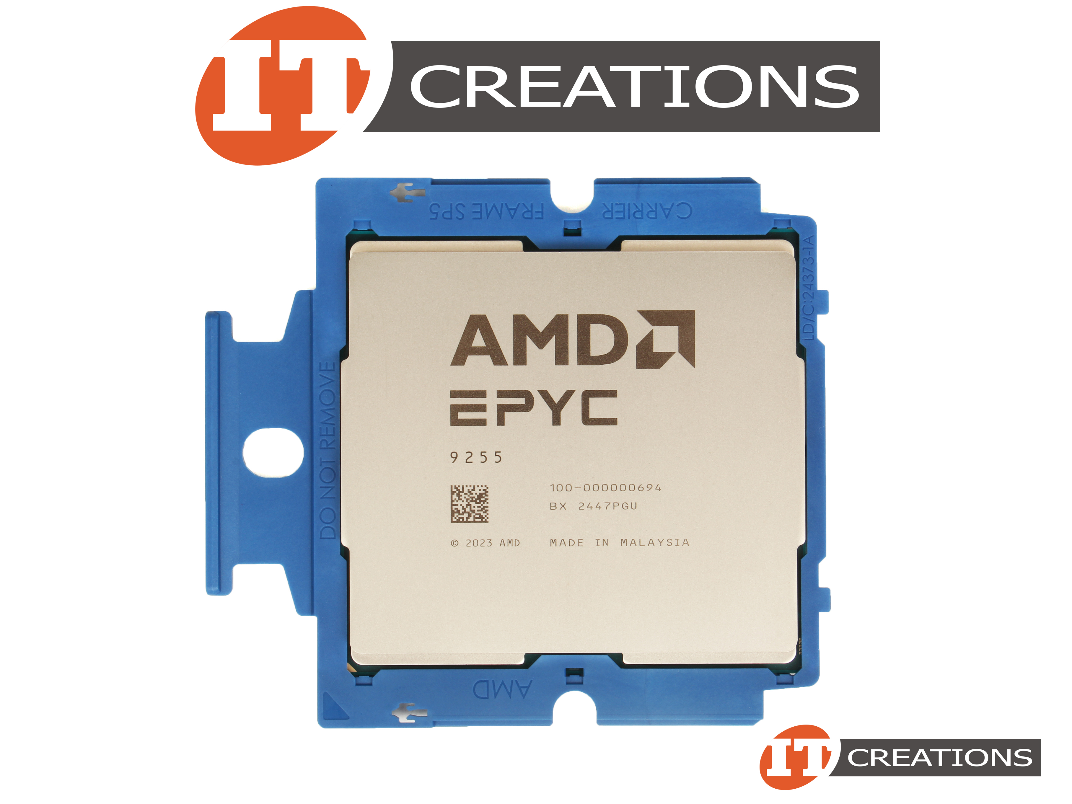 100-000000694 - Used - AMD EPYC 24 Core Processor 9255 3.2GHZ Base / 4 ...