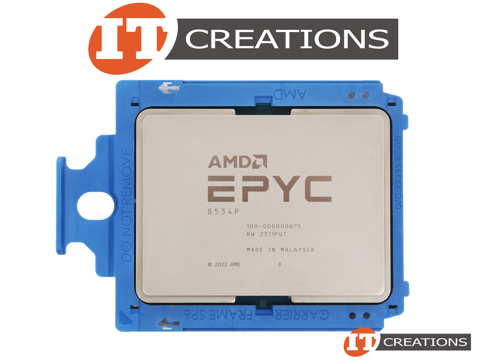 100-000000875-D - New - AMD EPYC 64 Core Processor 8534p 2.3GHZ Base ...