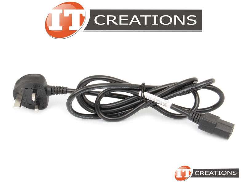 100613-008 HP Power Cord C13 BS 1363 Type G 3 Prong 6 FT BS-1363/a 71.5 ...