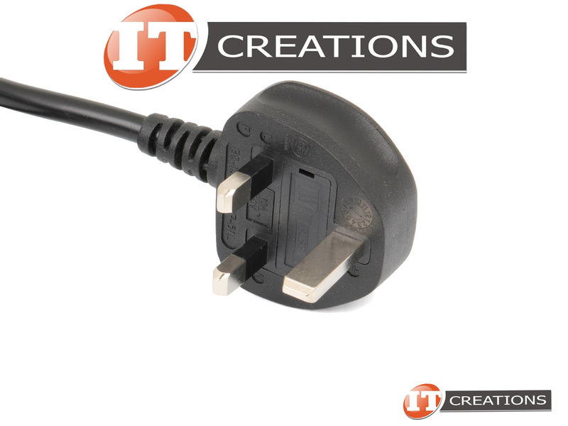 100613-008 HP POWER CORD C13 BS 1363 TYPE G 3 PRONG 6 FT - BS-1363/A 71 ...