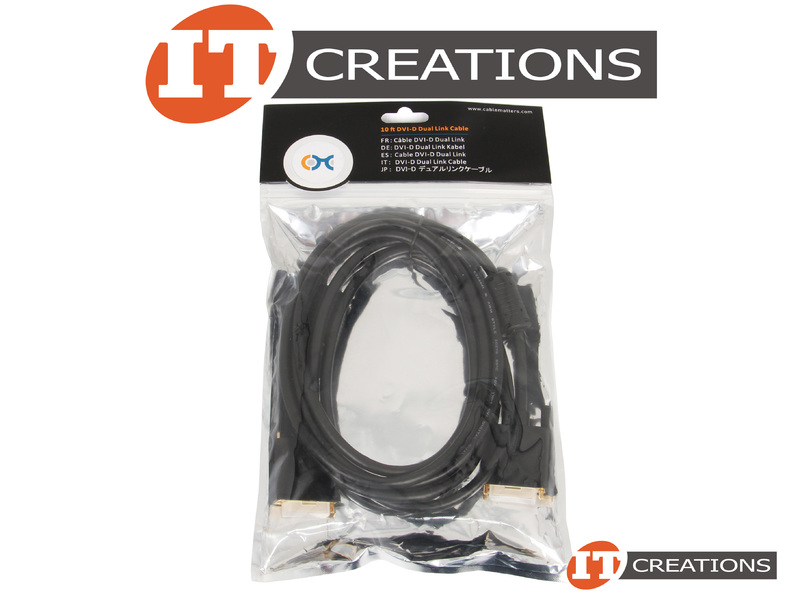 105001-10 CABLE MATTERS DUAL LINK DVI-D 10FT CABLE - 10 FEET BLACK DL ...