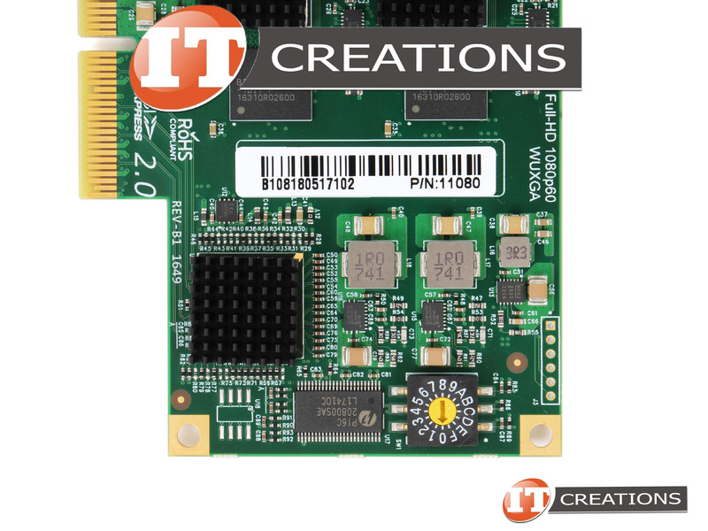 11080-NO BRACKET Megawell PRO Capture Dual Hdmi Card 2 Channel PCI-E 2. ...