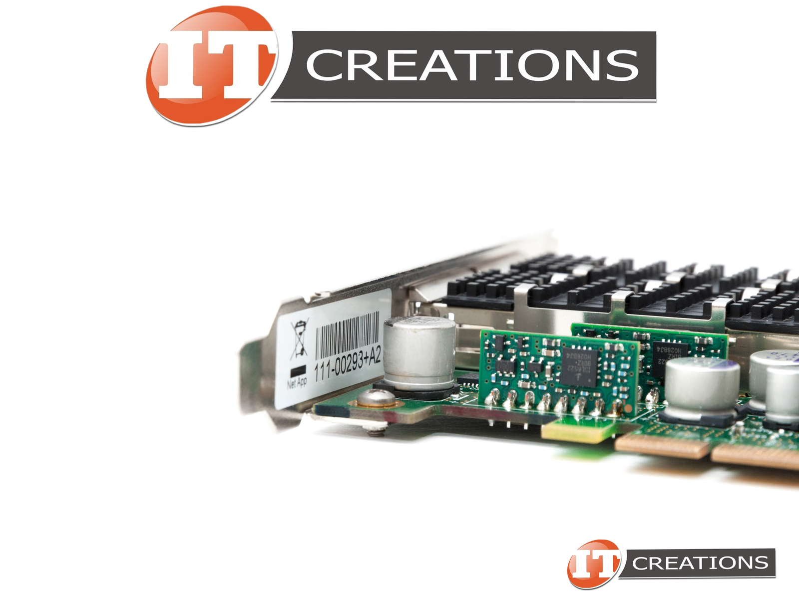 111-00293-A2-HIGH P Netapp X1008a NIC PCI-E X8 ( 2 ) TWO Qsfp ...