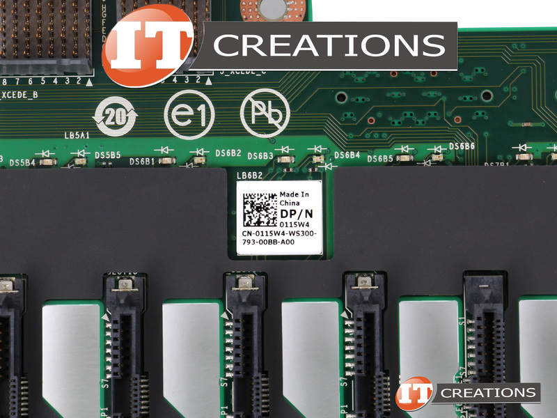 115W4 DELL HARD DRIVE BACKPLANE 2.5 INCH SMALL FORM FACTOR SFF 24 BAY ...