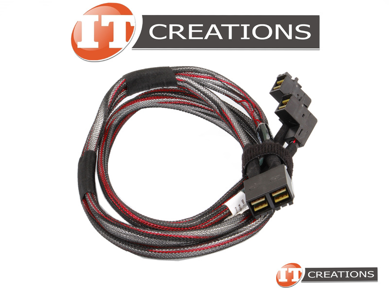 129TR DELL Dual Mini SAS HD Cable Assembly For DELL EMC Poweredge R740 ...