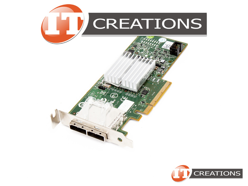 12DNW-LOW P DELL SAS 6GBPS HBA HOST BUS ADAPTER PCI-E X8 ( 2 ) TWO ...