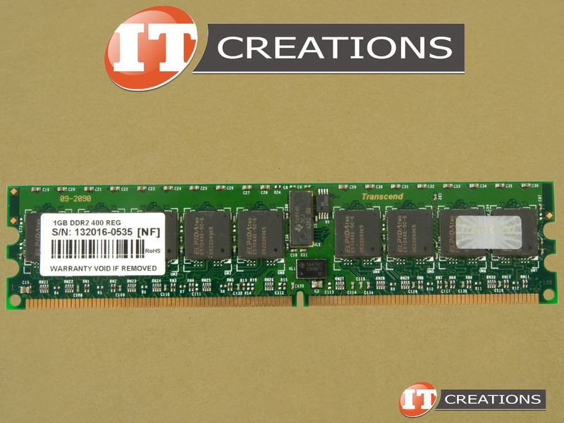 132016 Transcend 1GB PC2-3200 Ddr2-400 240 PIN Memory Module