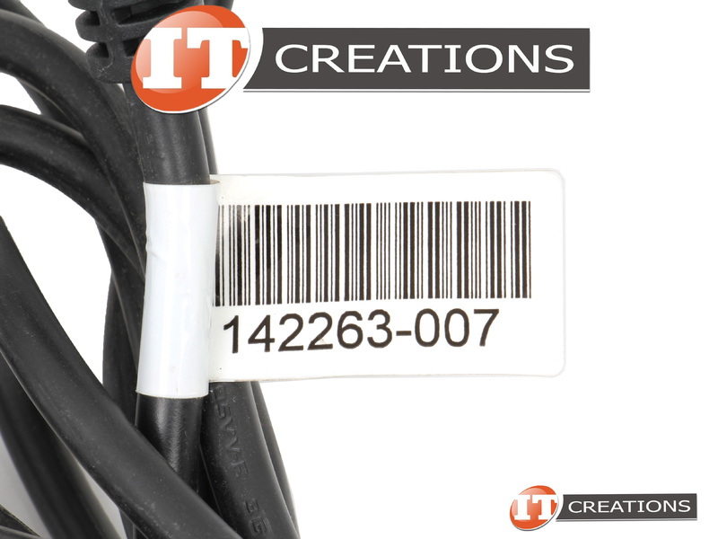 142263-007 HP Power Cord IEC-320 C13 C14 3.6m 12 FT IEC C13 Left Angle ...