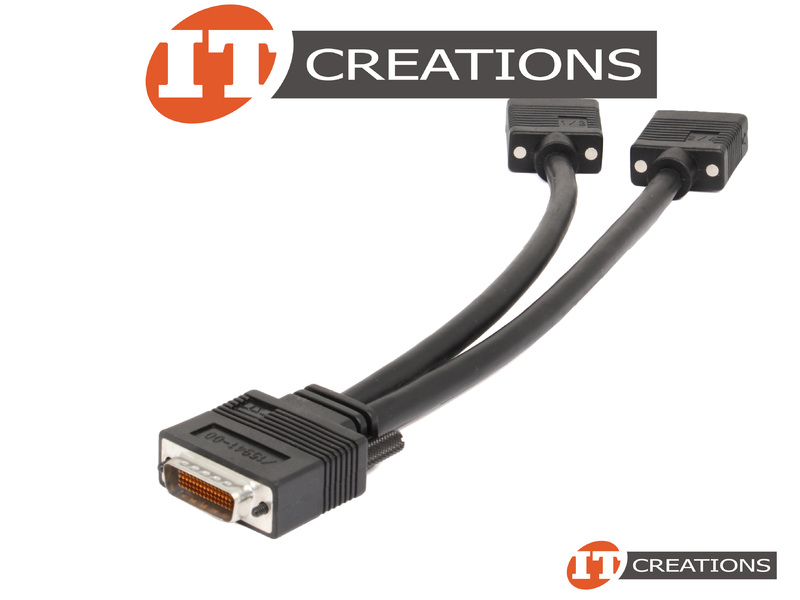 15941-00 MATROX Y SPLIT LFH 60 PIN TO X2 VGA CABLE ADAPTER - LOW FORCE ...