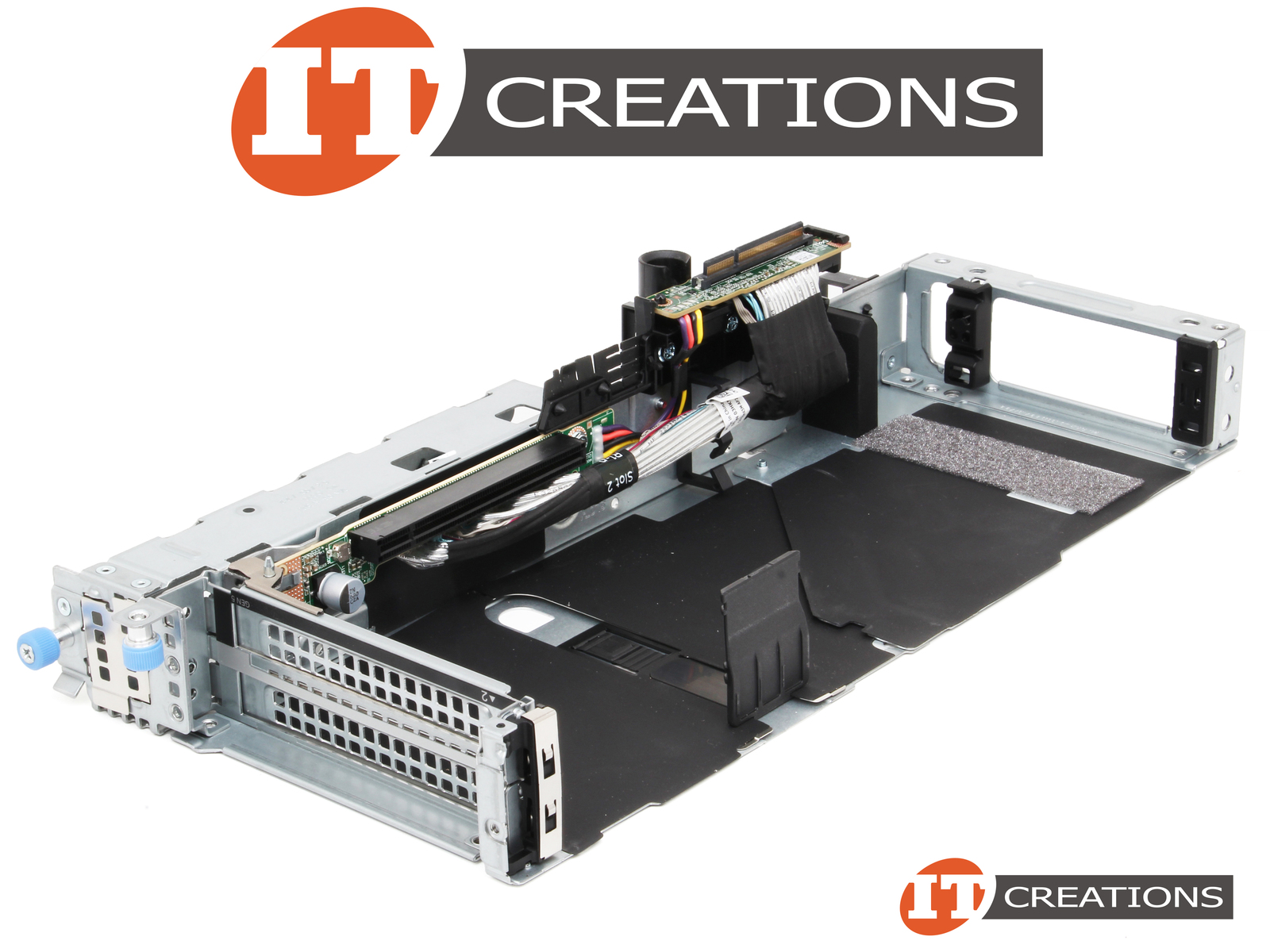 16F47 DELL 1x16 Gen5 PCIE Riser1 Board Assembly With Cage For DELL EMC ...