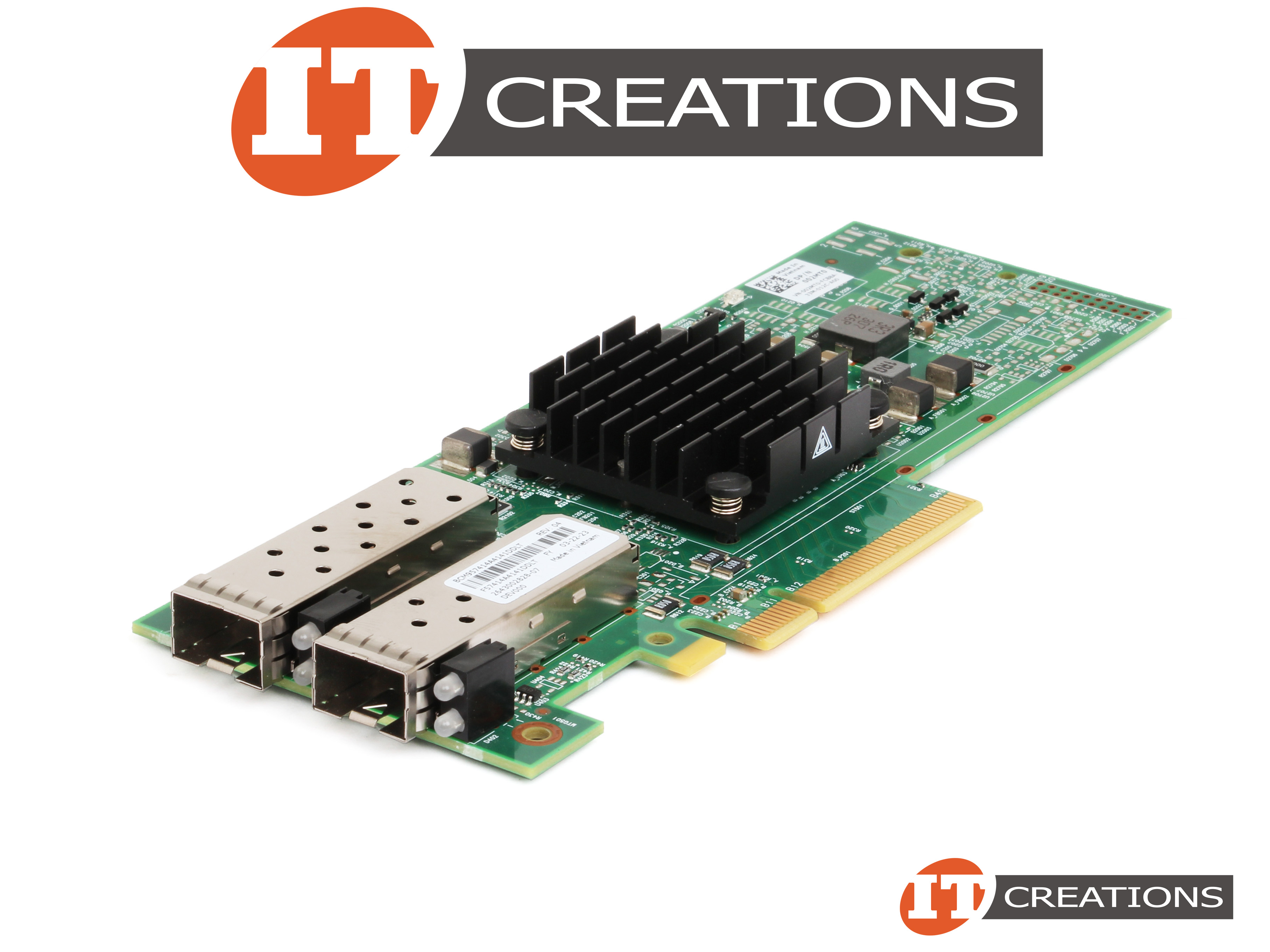 19RFV-NO BRACKET DELL / Broadcom Netxtreme 57414 NIC 25gbe Dual Port ...