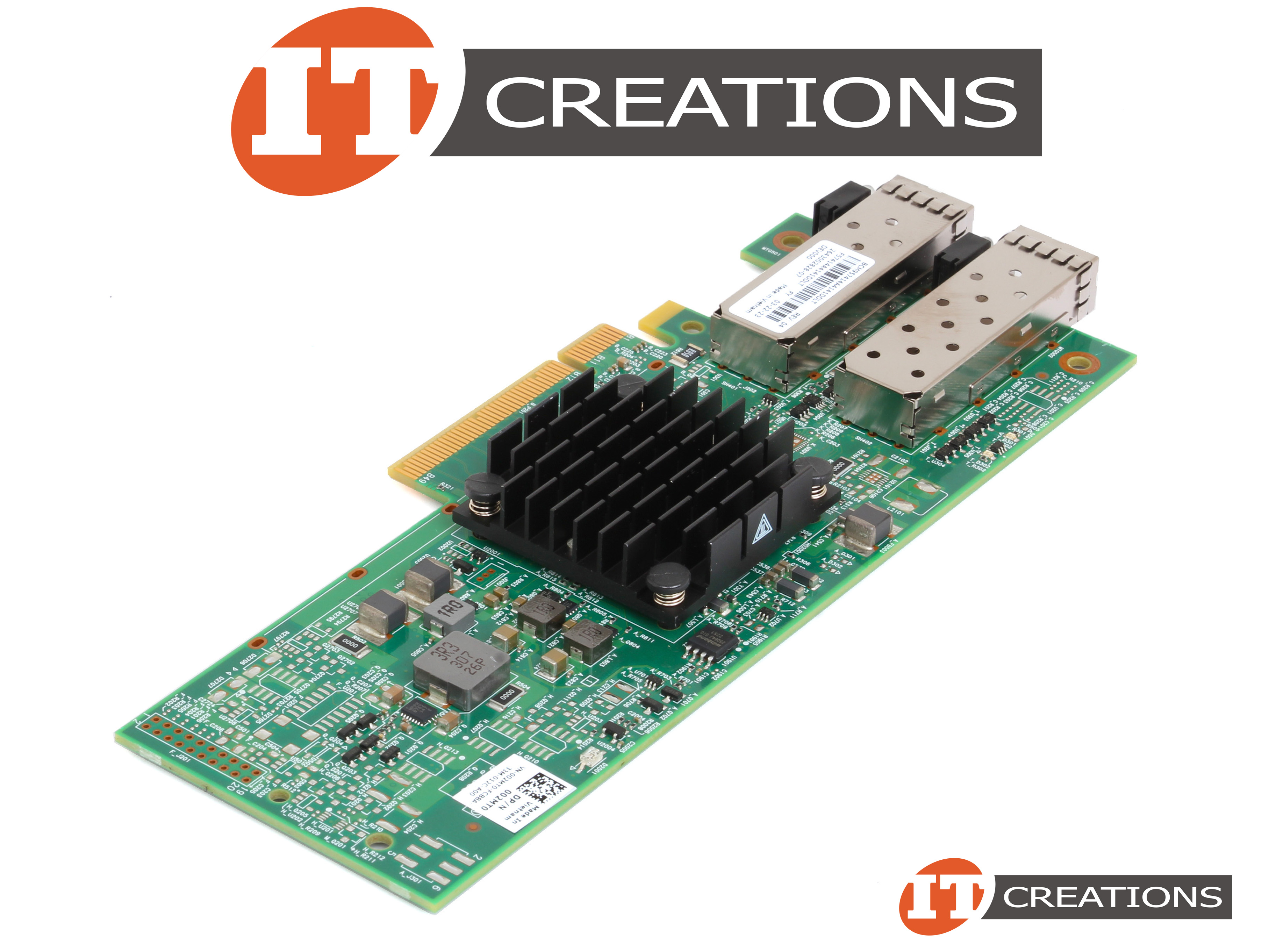 19RFV-NO BRACKET DELL / Broadcom Netxtreme 57414 NIC 25gbe Dual Port ...