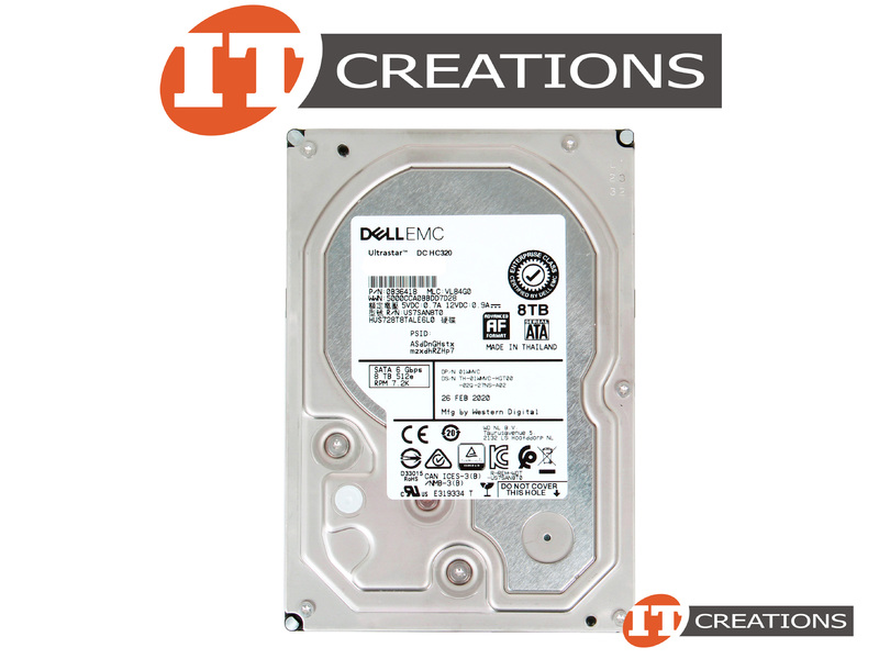 1WMVC - Refurbished - DELL EMC / WESTERN DIGITAL 8TB 7.2K RPM SATA III ...
