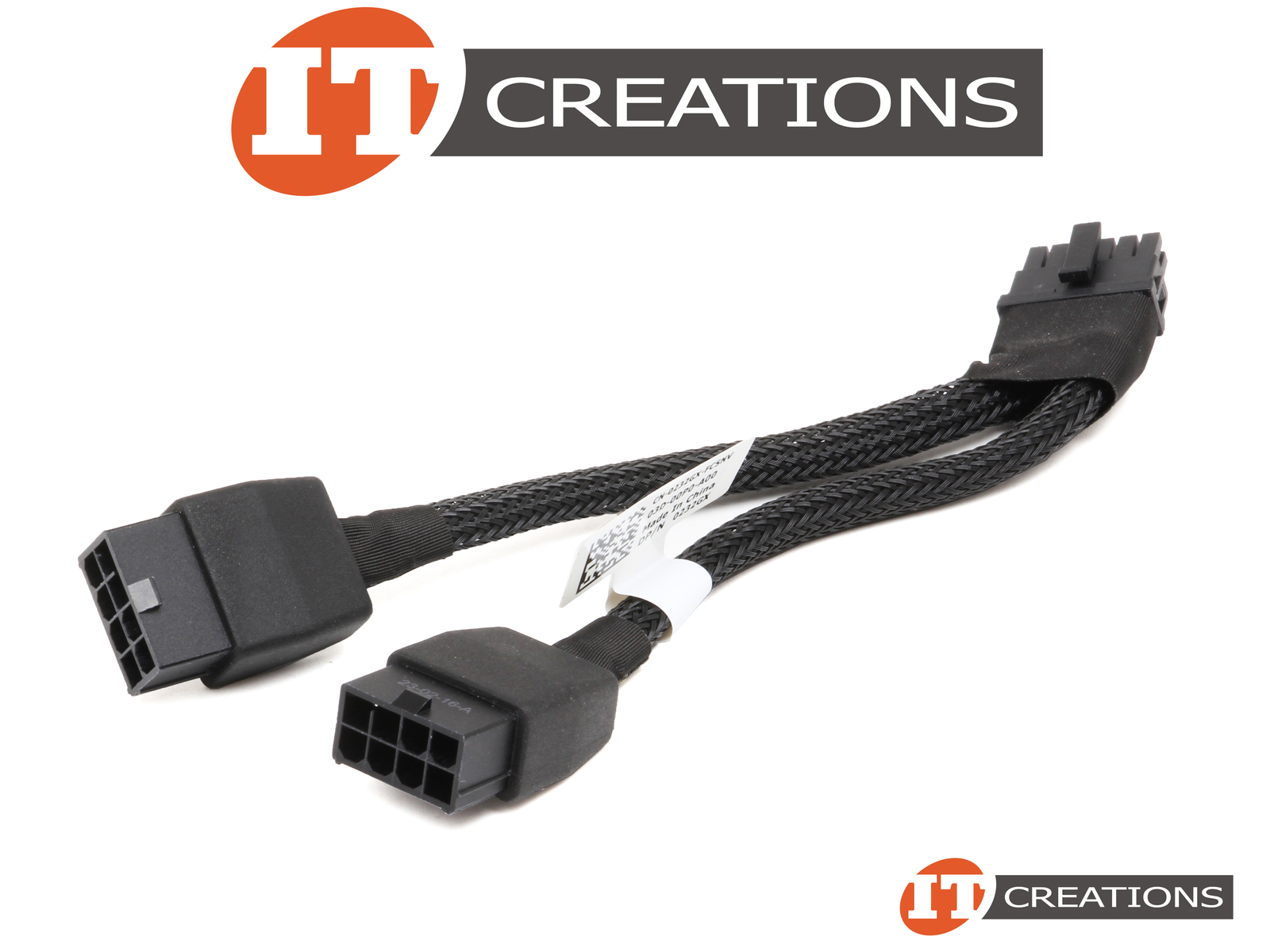 232GX DELL / Nvidia Y Split 16 PIN TO X2 8 PIN GPU Cable Adapter 12p+4p ...