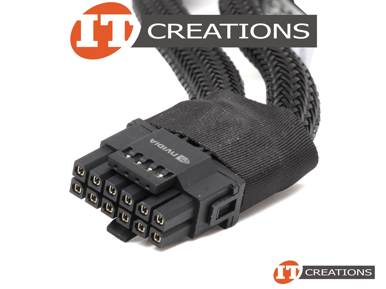 232GX DELL / Nvidia Y Split 16 PIN TO X2 8 PIN GPU Cable Adapter 12p+4p Male TO ( 2 ) TWO 8P Female