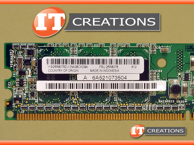 25R8076 IBM 256MB RAID MEMORY MODULE - BATTERY BACKED OPTION CONNECTOR