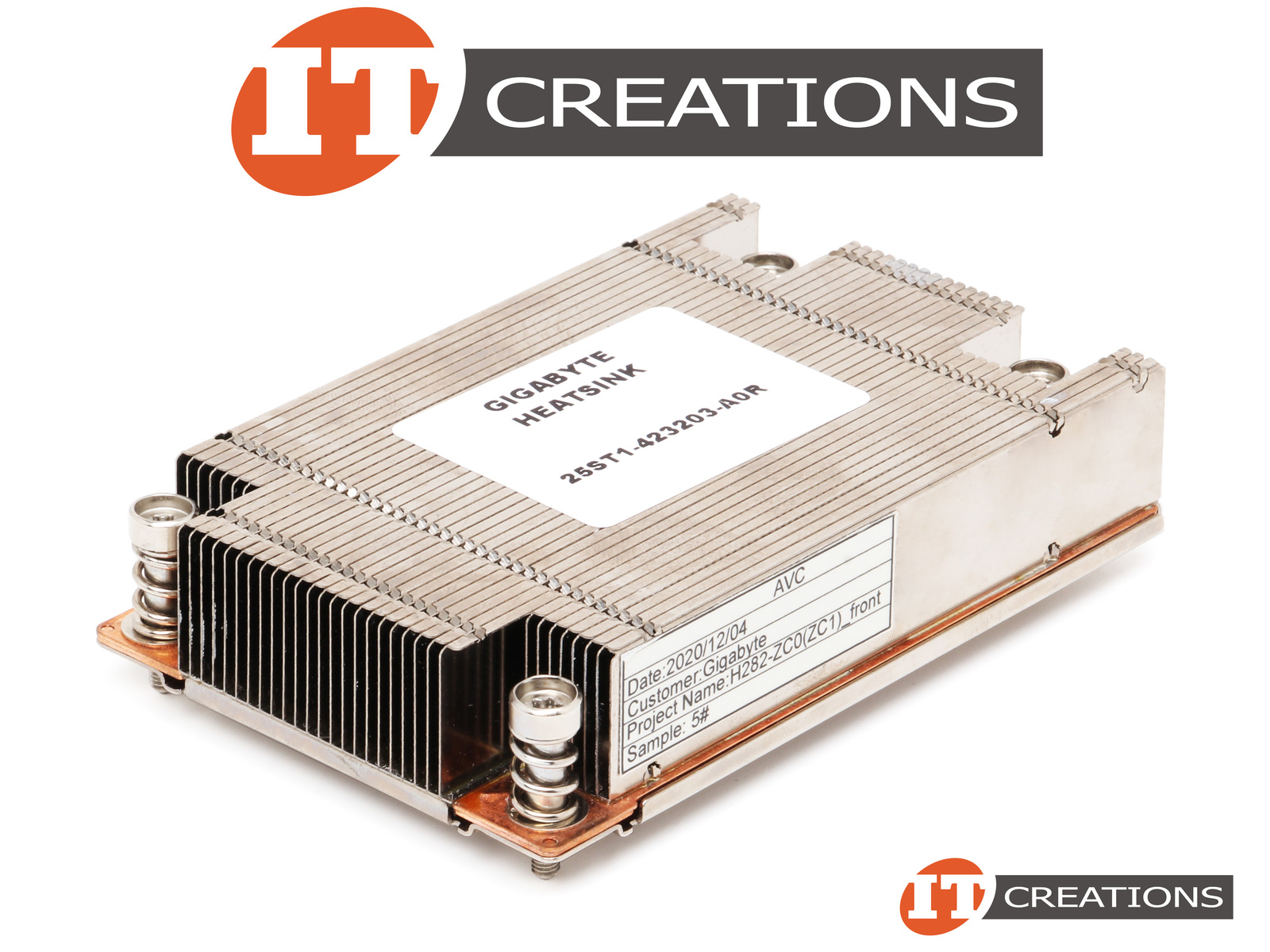 25ST1-423203-A0R GIGABYTE HEATSINK FOR GIGABYTE H282-ZC0 / H282-ZC1 ...