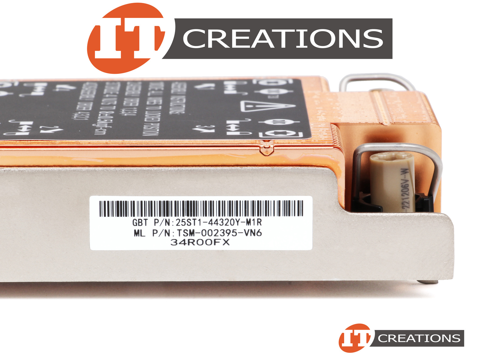 25ST1-44320Y-M1R Gigabyte Heatsink For Gigabyte G292-280 / G292-280