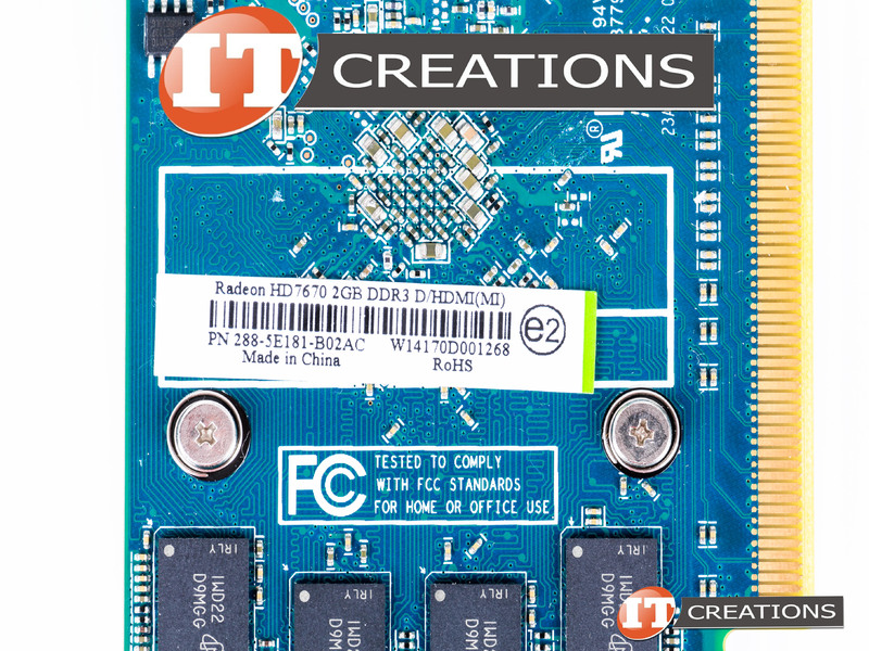 288-5E181-B02AC-LOW P - Used - ATI RADEON HD 7670 GPU 2GB DDR3 PCI-E ...
