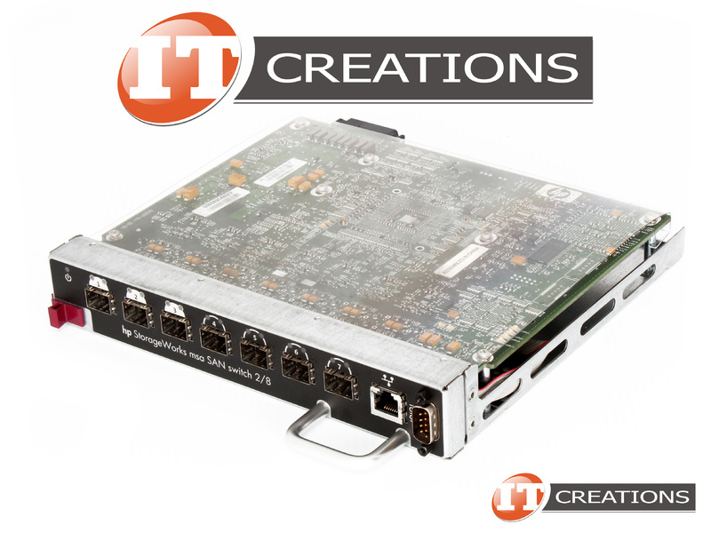 288246-001 HP SAN SWITCH MODULE 2 / 8 FOR HP STORAGEWORKS MODULAR SMART ...