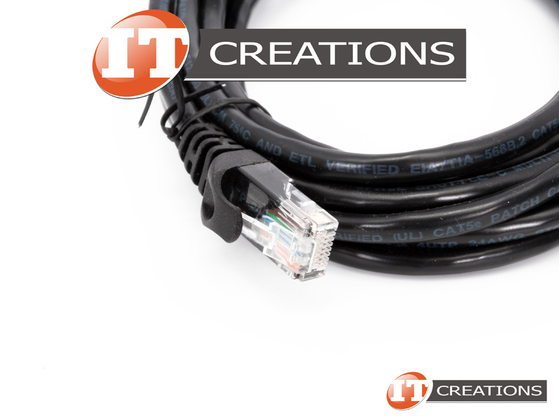 2R512 DELL BLACK CAT 5 RJ45 I/O KMM 12 FT ETHERNET CABLE - 12FT RJ-45 ...