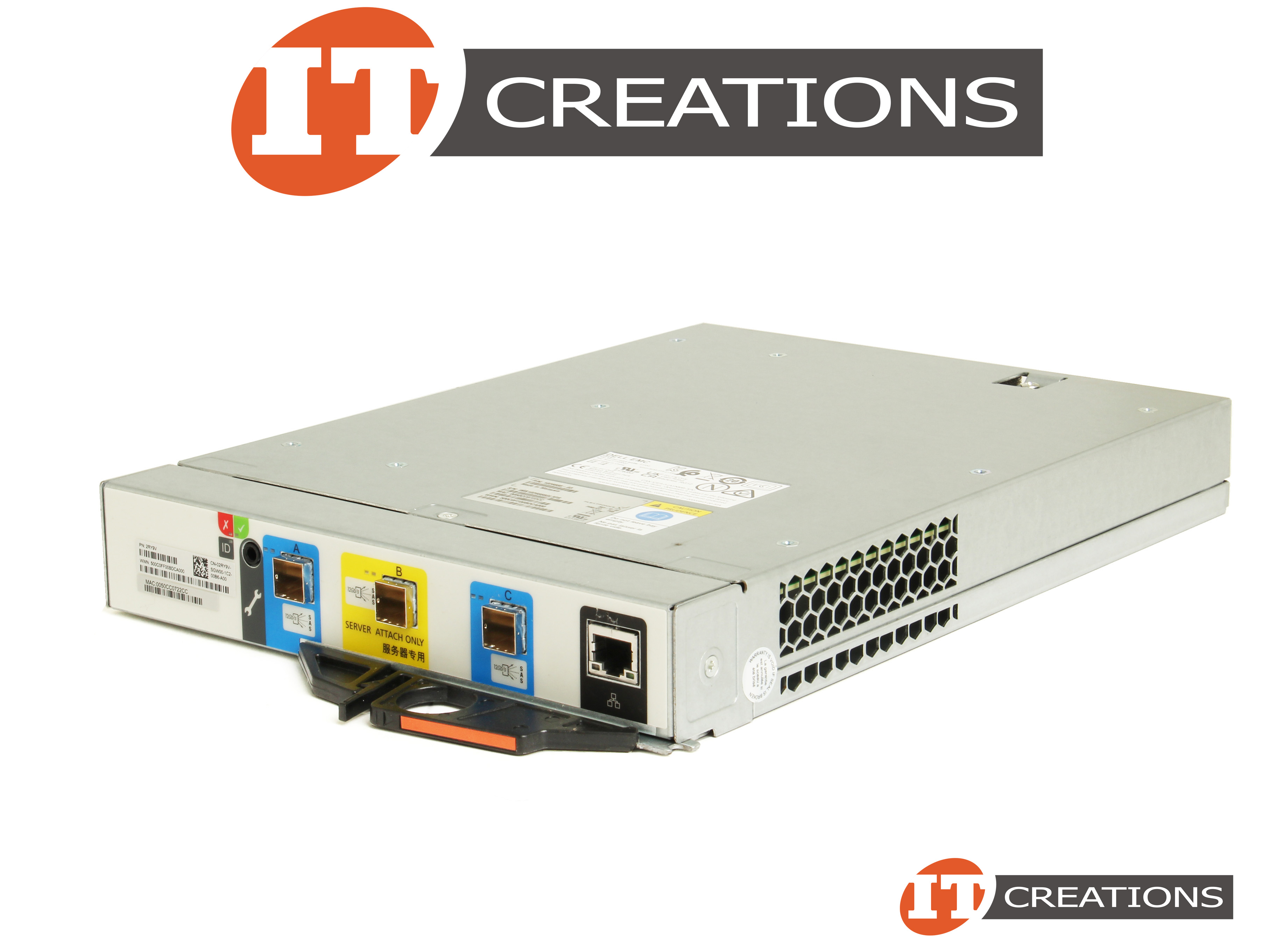 2RY9V DELL 12gb/s SAS Controller DELL EMC Powervault Me412 Expansion ...