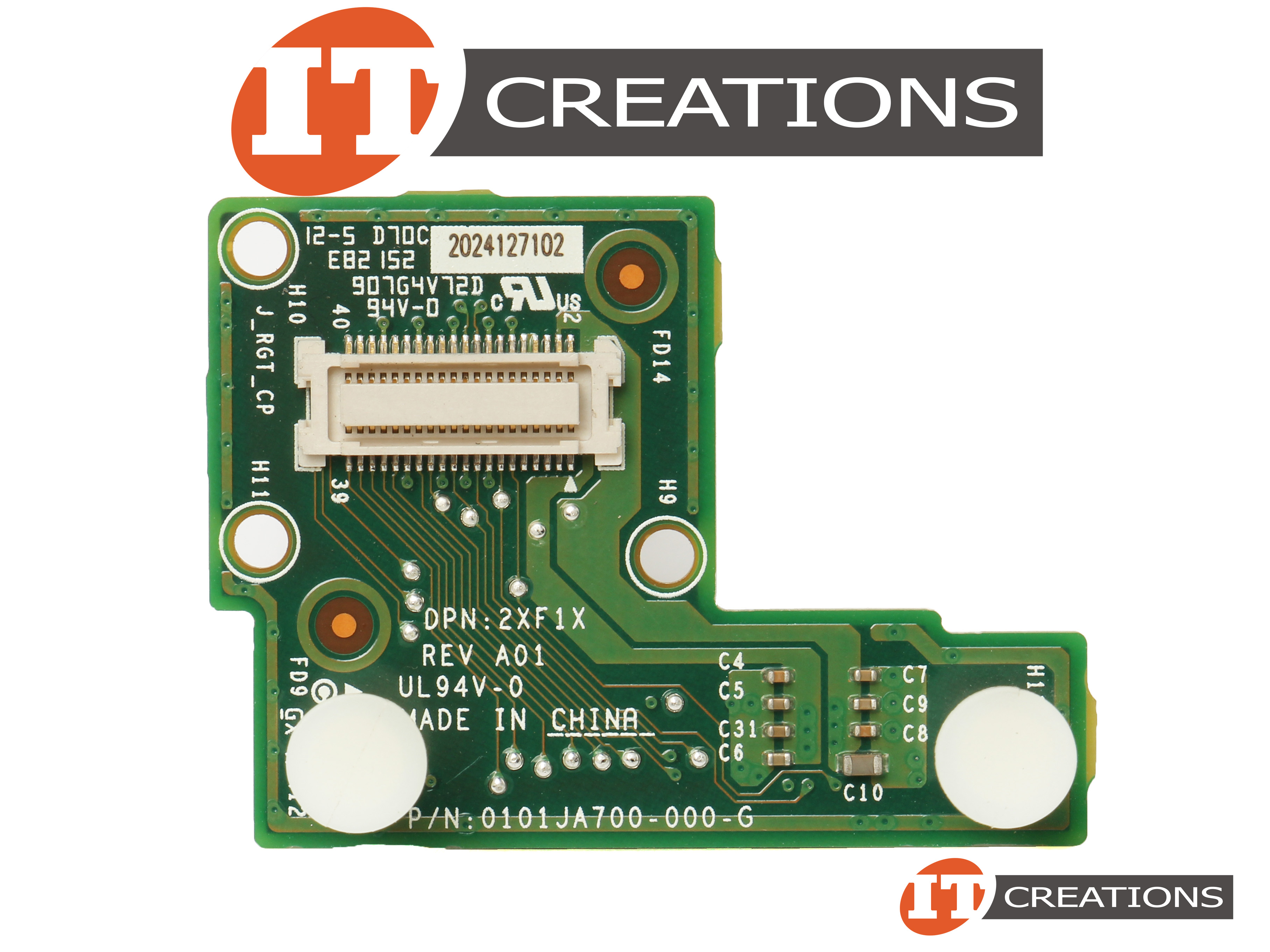 2XF1X DELL Mobo Control Panel Interposer Board For DELL EMC Poweredge ...