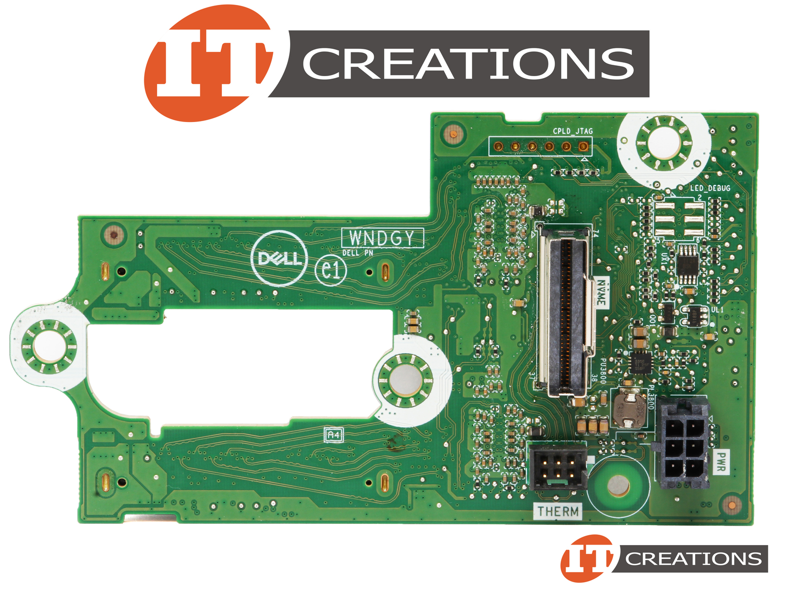 2YDRX DELL PCIE NVME Hard Drive Backplane 3.5 Inch LFF 2 BAY For DELL ...