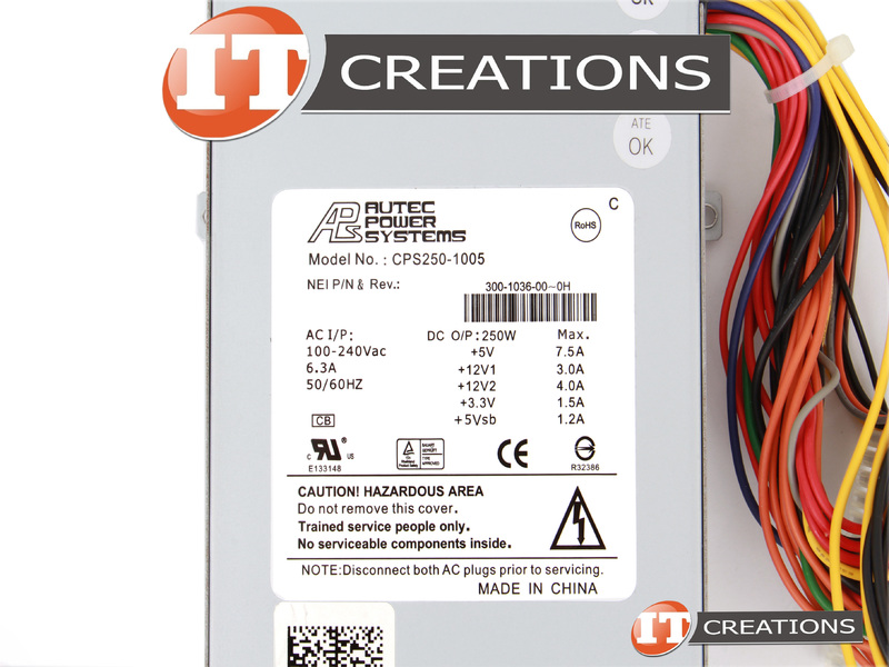 300-1036-00 EMC POWER SUPPLY 250W NON HOT PLUG FOR EMC CENTERA-SN4 ...