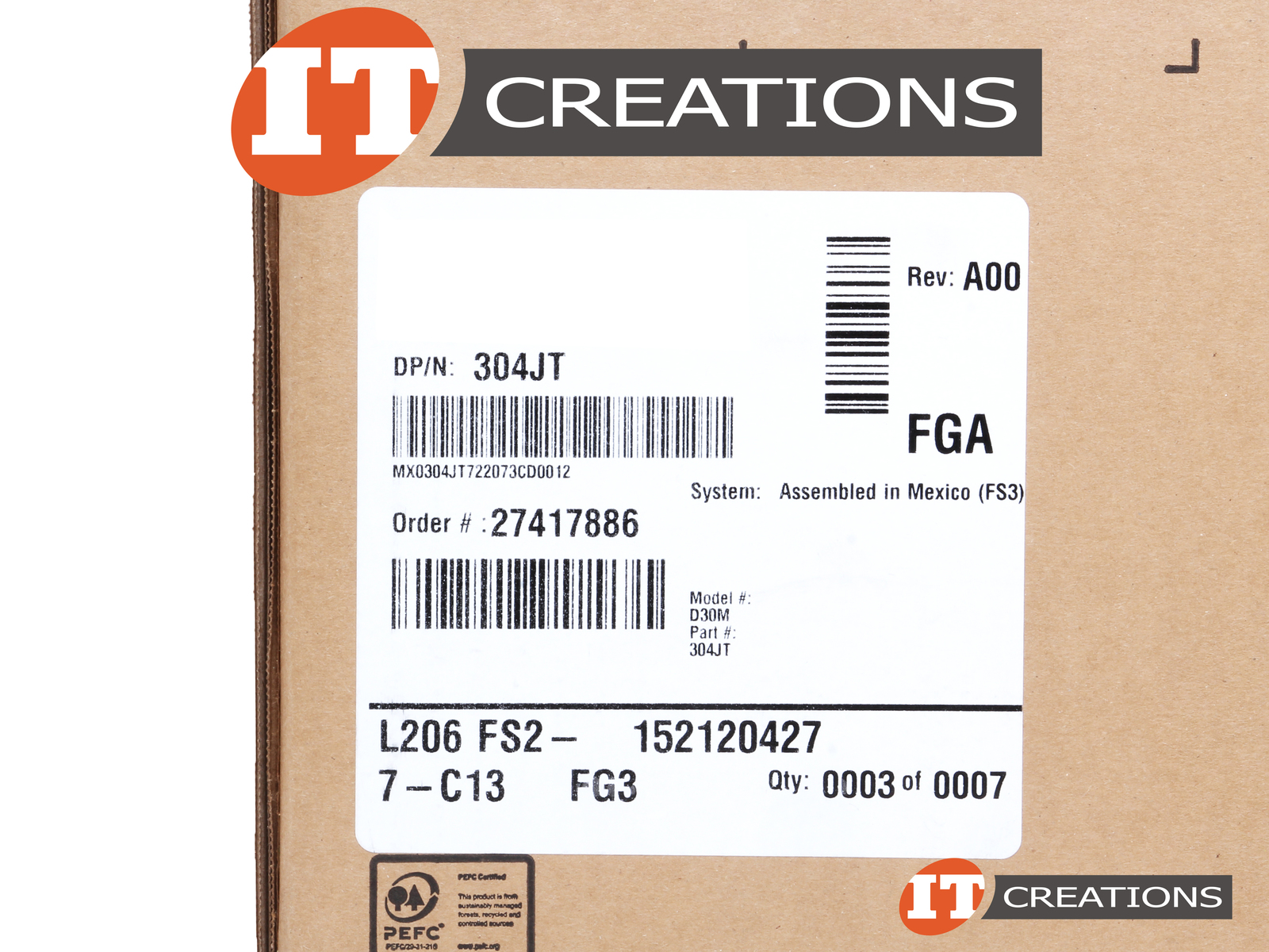 304JT-RETAIL - Retail - DELL Precision Tower 3660 3.5 Inch LFF 2 BAY ...