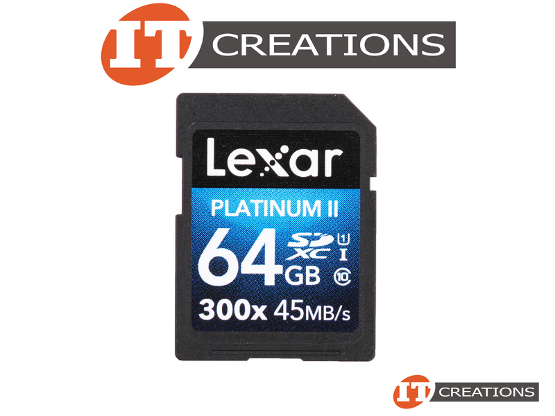 31635-C 10-64GBBM LEXAR 64GB C10 U1 PLATINUM II SDXC SD CARD - CLASS 10 ...