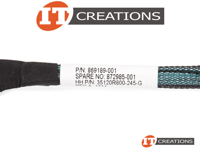 35120R800-245-G HP MINI SAS HD CABLE FOR HPE CLOUDLINE CL5800 G9 NODE ...