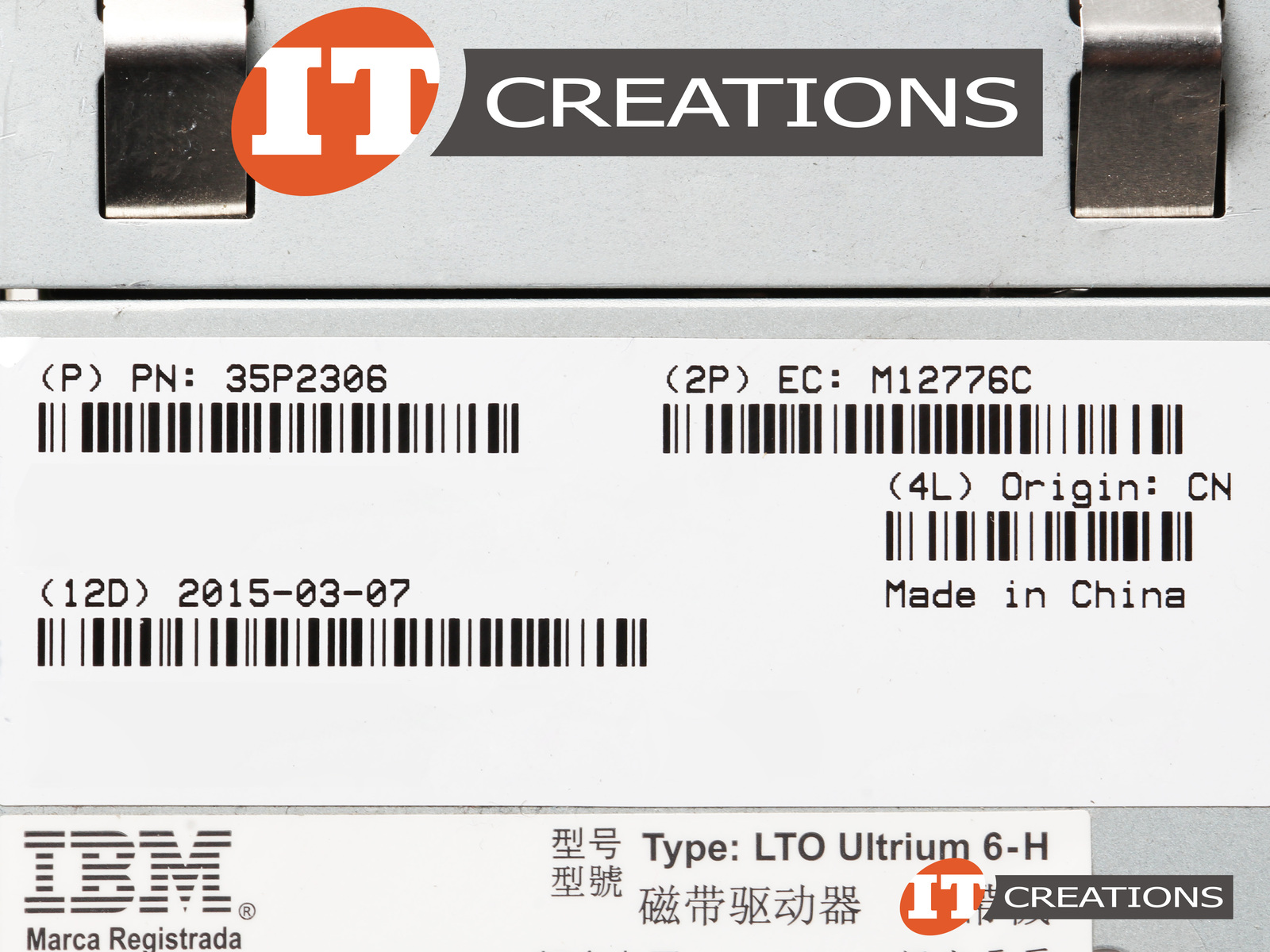 35P2306 IBM 8GB/S FIBRE CHANNEL SHORT WAVE LTO-6 ULTRIUM 6-H TAPE DRIVE ...